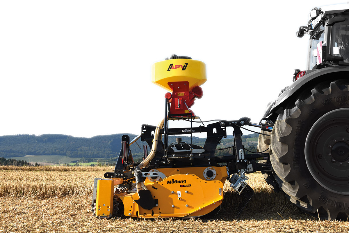 Mulčovač Müthing coverseeder Vario 280 - AGRICO, s.r.o.